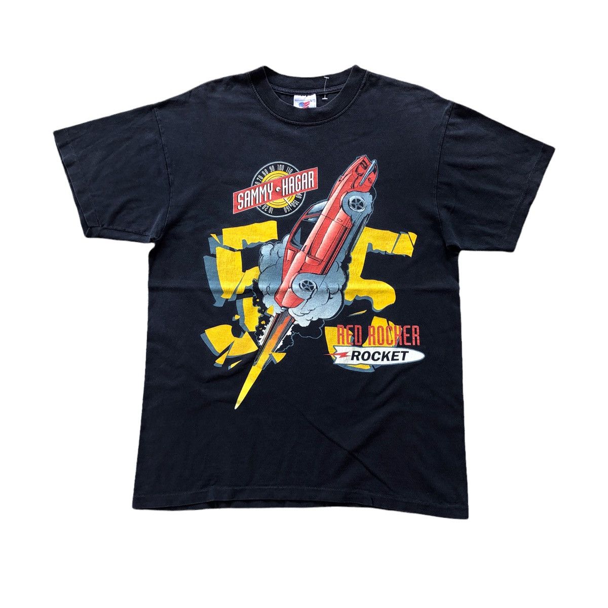 Band Tees × Tour Tee SAMMY HAGAR Red Rocker Rocket Band T-Shirt | Grailed