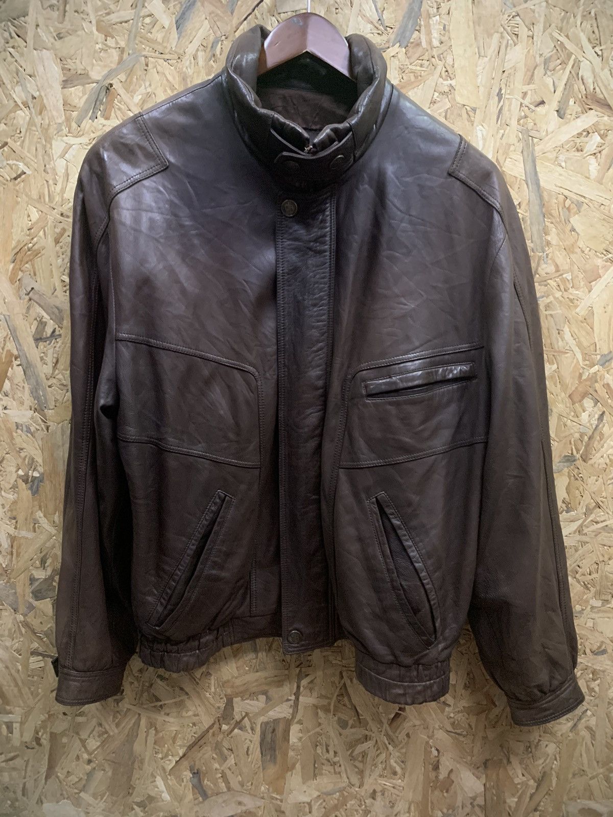 Leather Jacket Leather Jacket By Deubo | Grailed