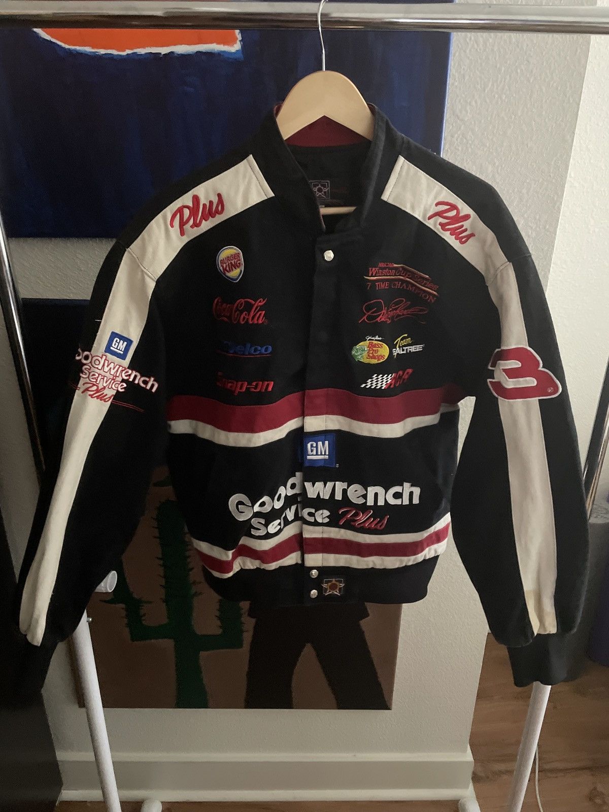 Jh Design × Racing × Vintage Vintage Goodwrench Services Racing Jacket ...