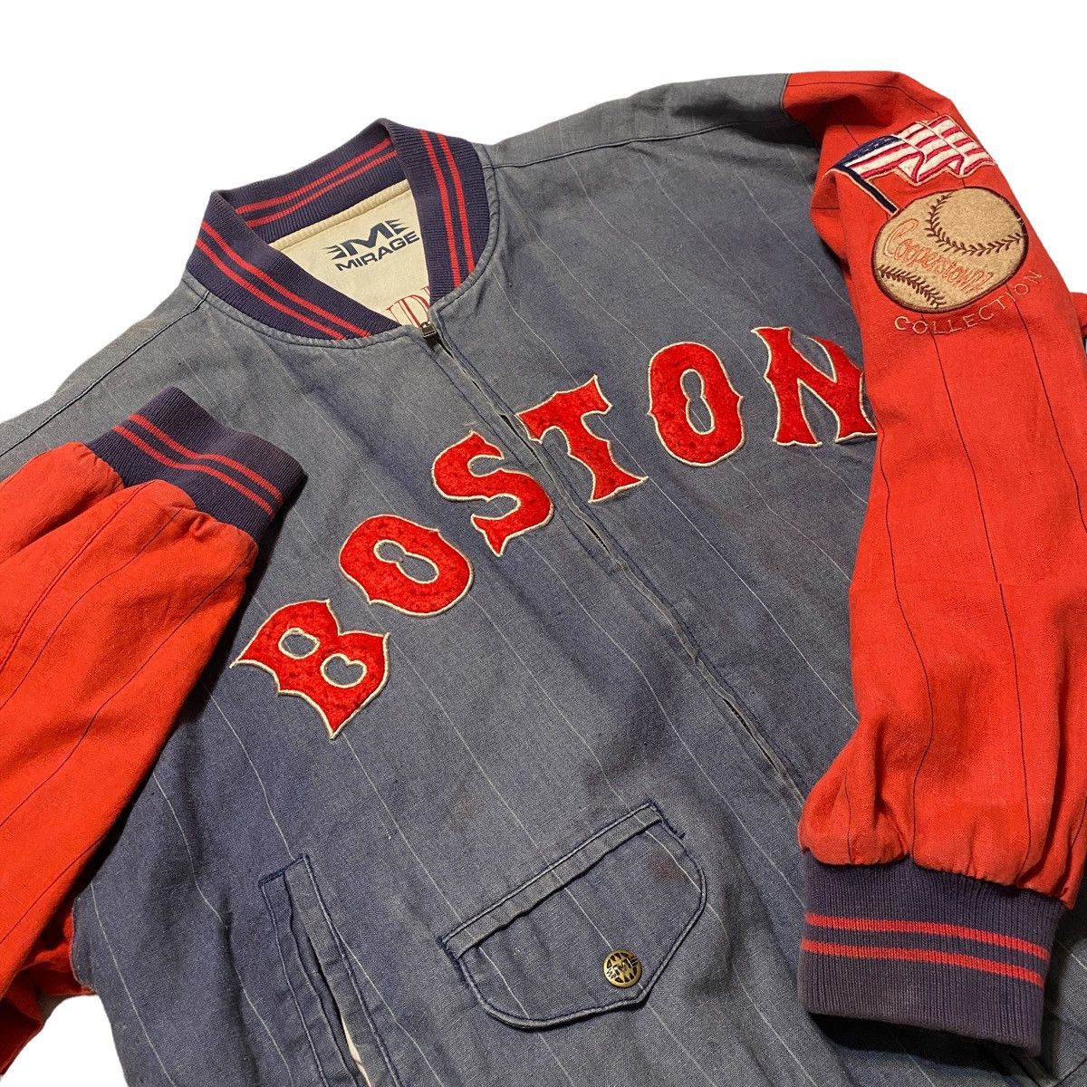 Vintage Boston Red Sox Mirage Cooperstown Collection Jacket | Grailed