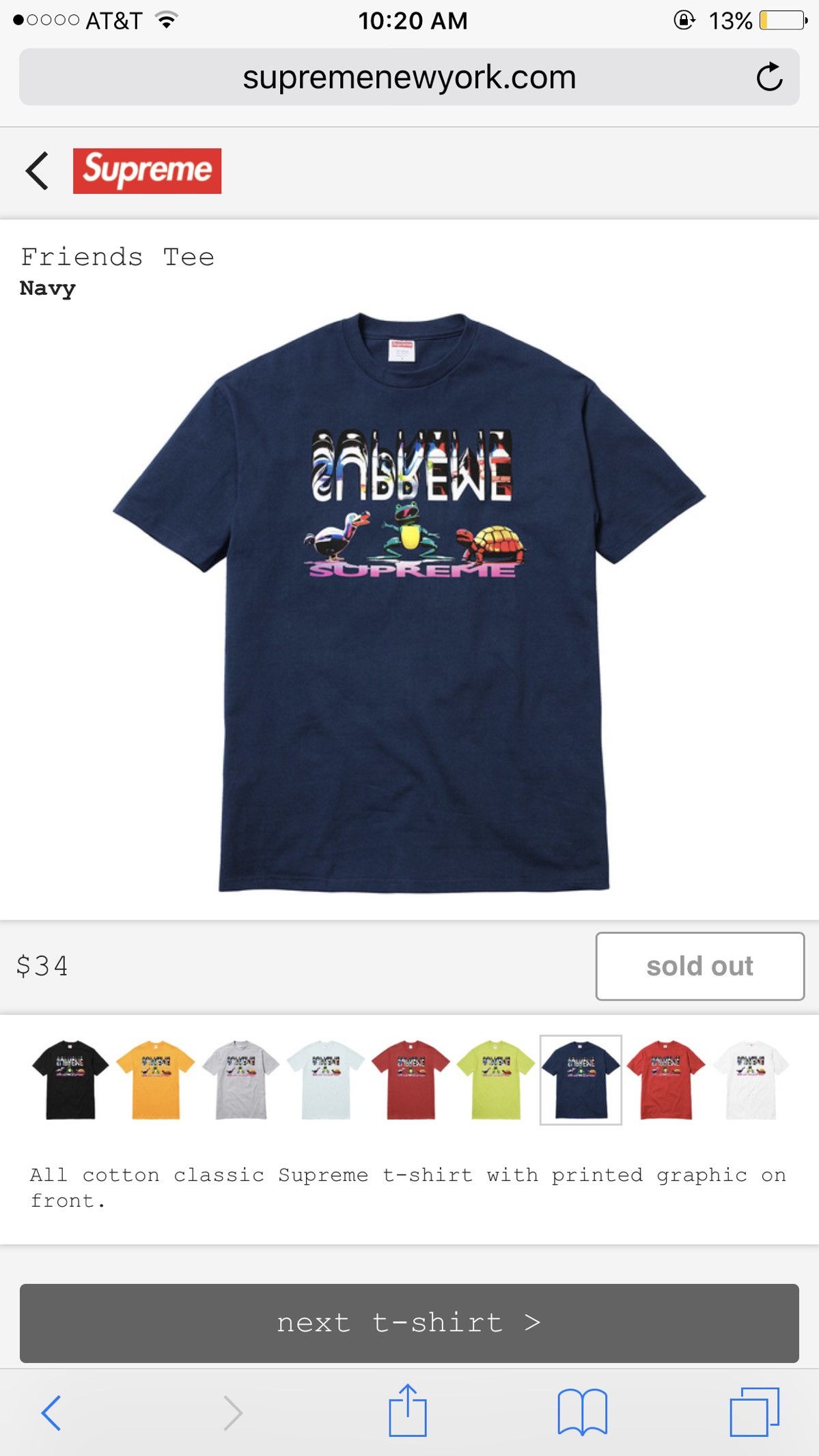 Supreme Friends Tee | Grailed