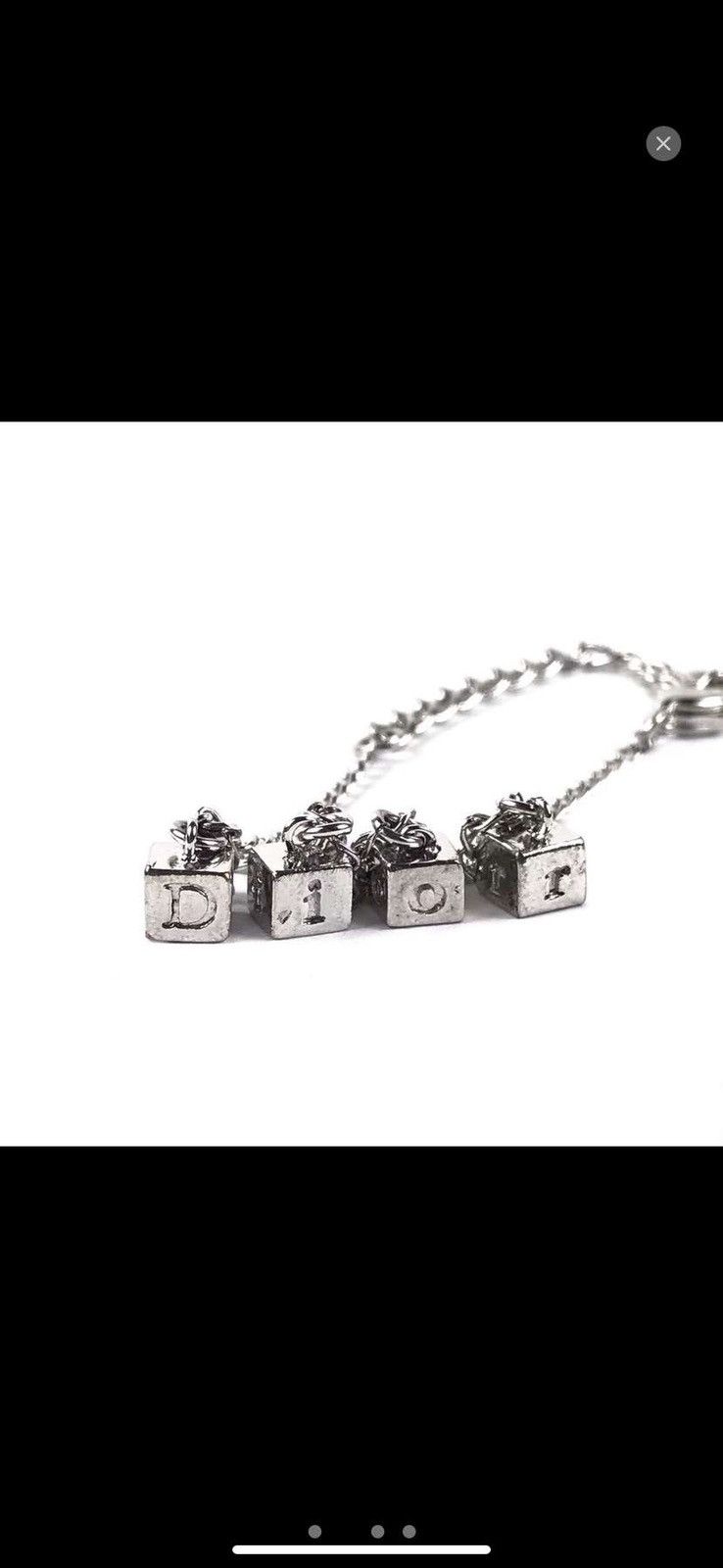 Christian Dior Monsieur CHRISTIAN DIOR LETTERED BLOCKS CHARM BRACELET ...