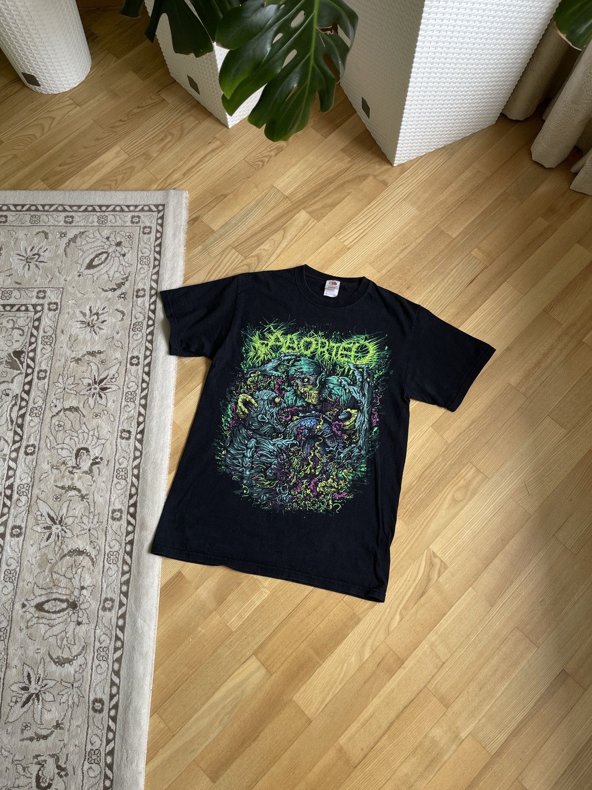 Vintage Aborted Death Metal Horror Band Tee Shirt Travis Style | Grailed