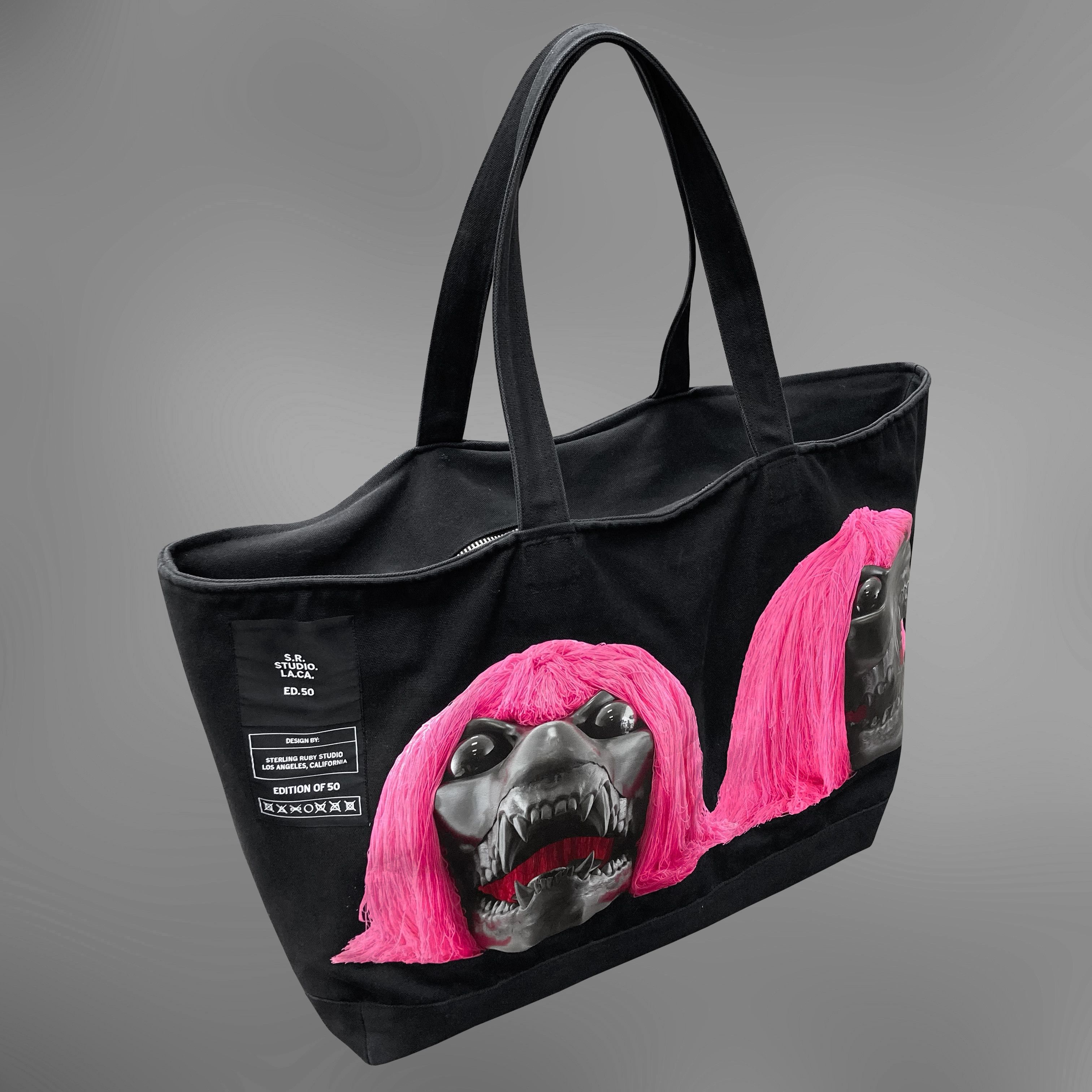 Sterling Ruby SR Studio LACA Skull Jumbo Tote Bag | Grailed