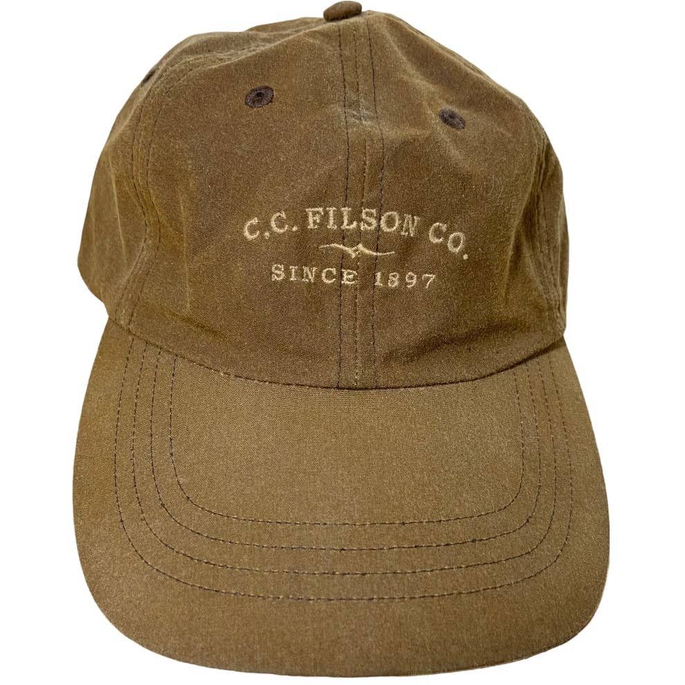 Filson C.C. Filson Co Seattle Cloth Cap Since 1987 Embroidered Logo ...
