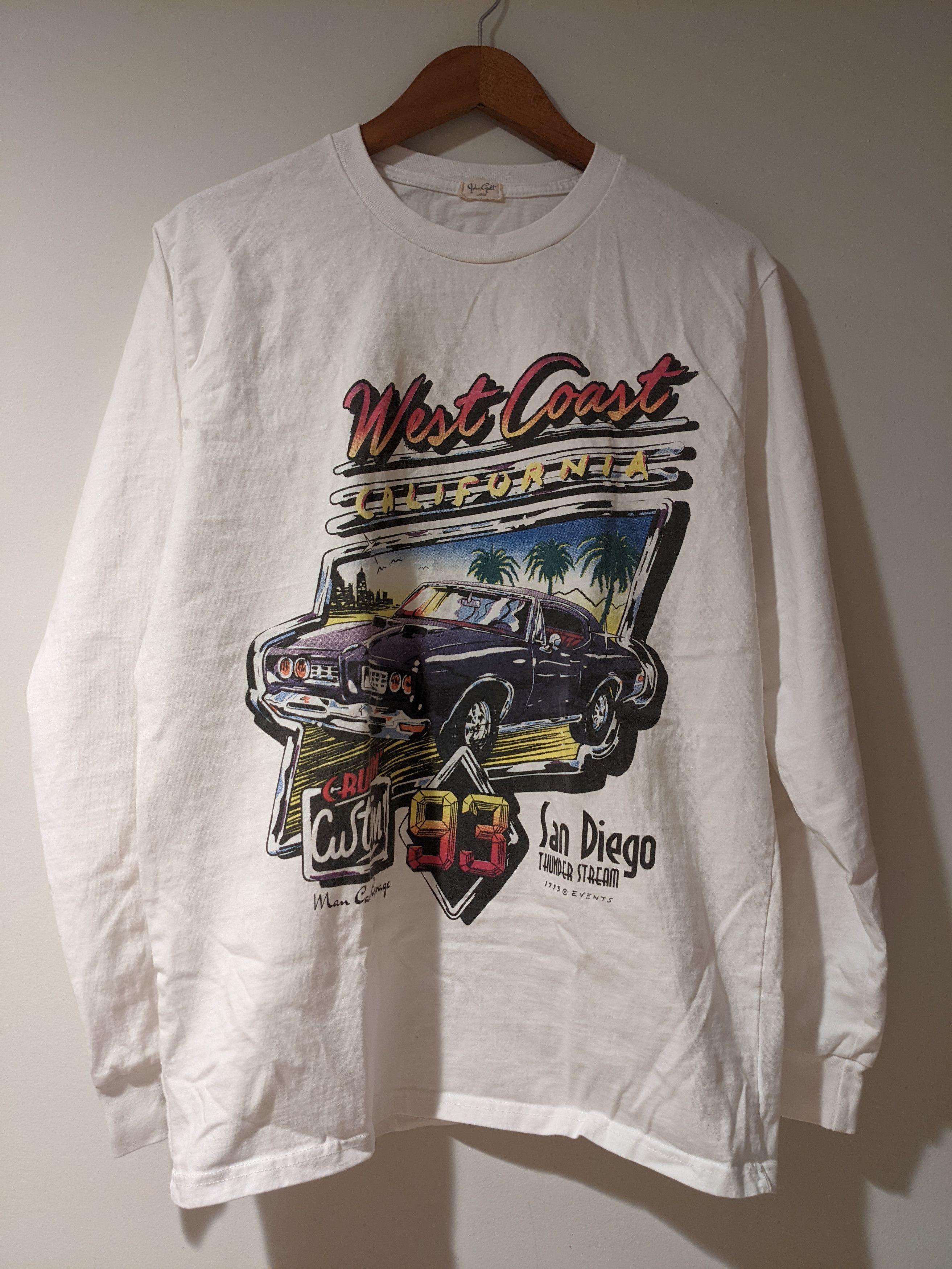 Streetwear × Vintage Vintage 1993 West Coast California Hot Rod ...