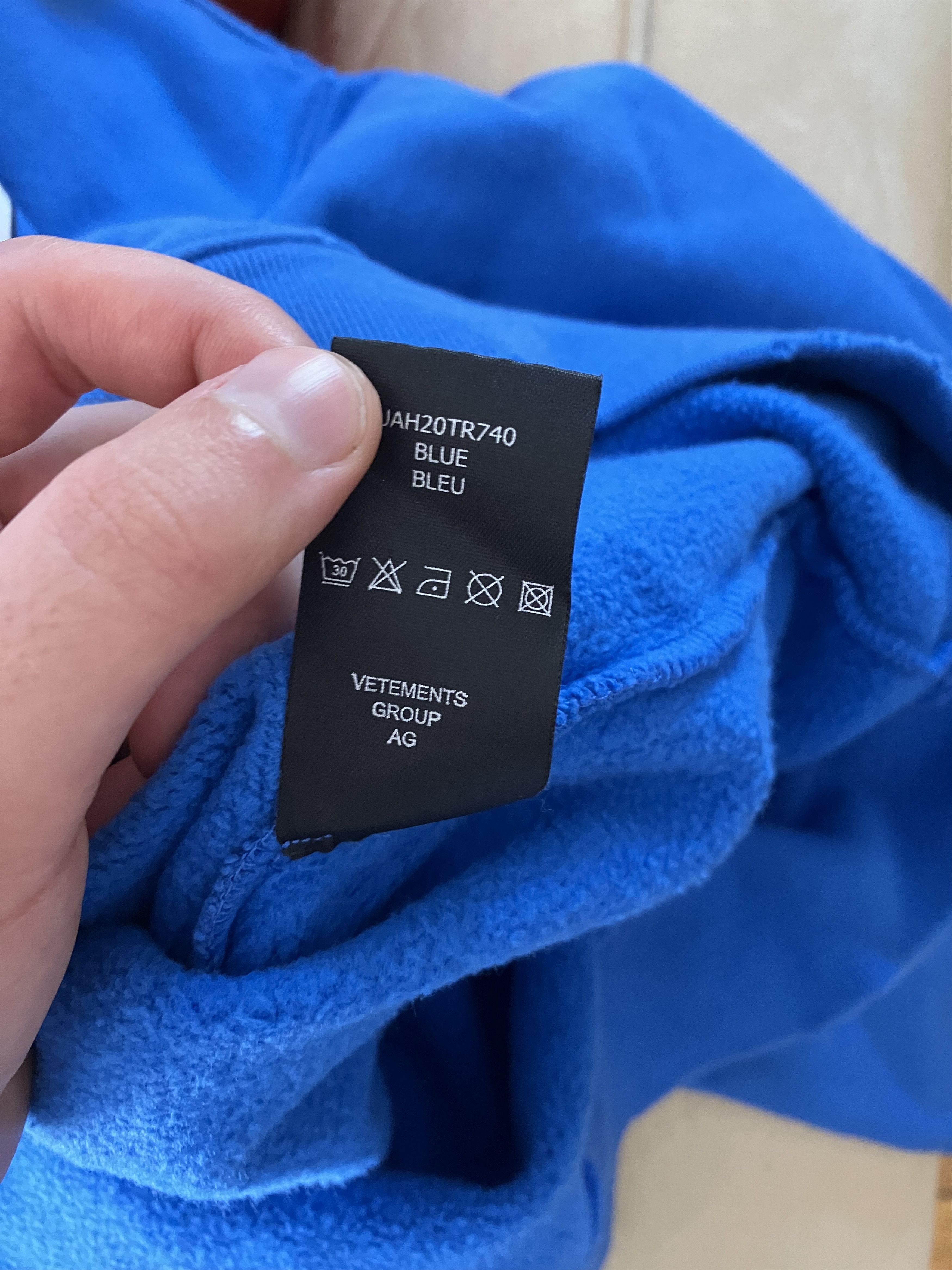 Vetements FW19 Marianas Web Deep Web Paradise Oversized Hoodie | Grailed