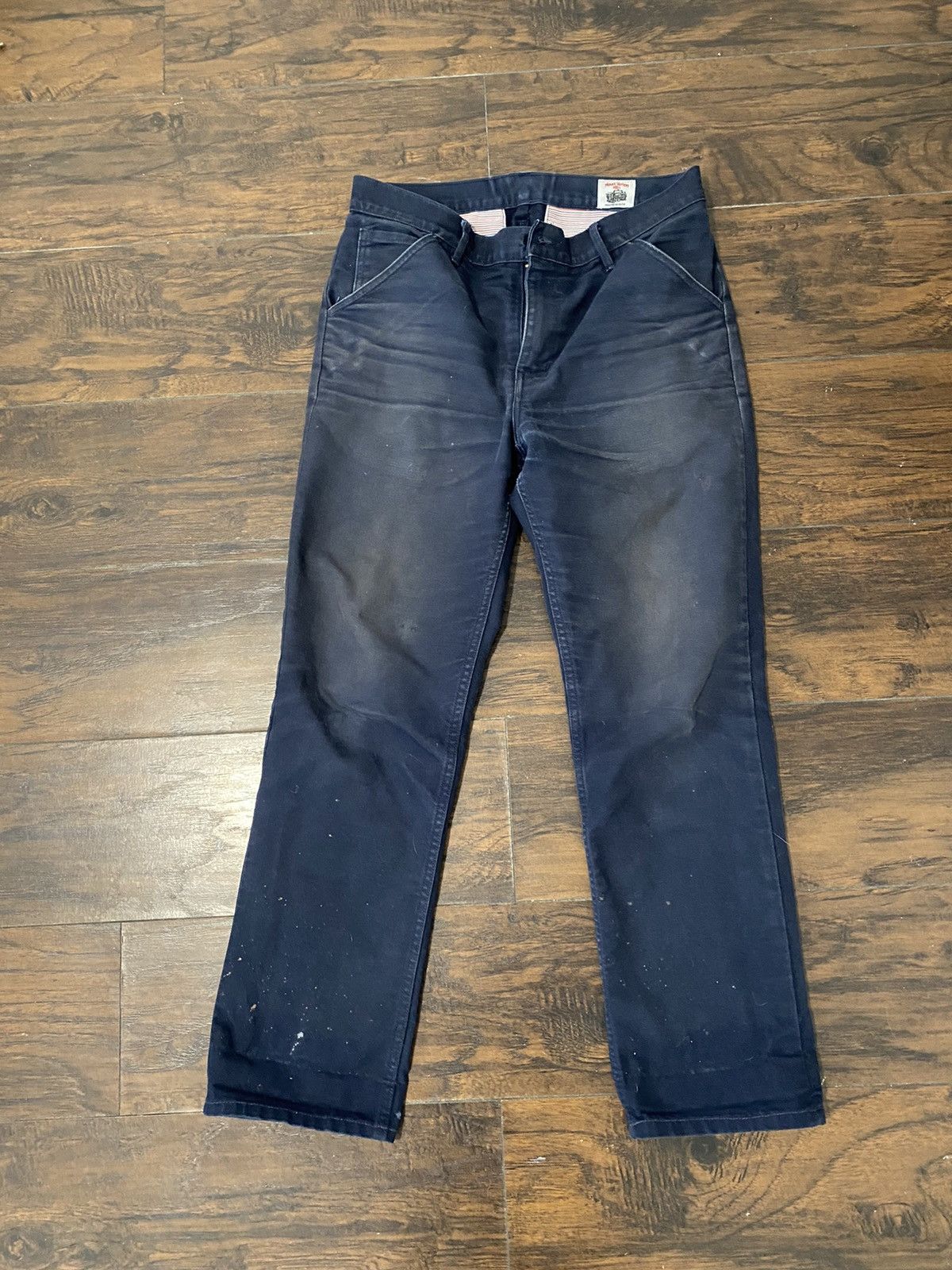 Left Field Nyc Midnight Navy Duck Work Uniform Chino | Grailed