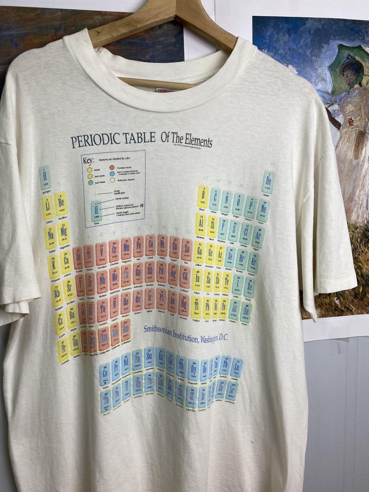Art × Arts & Science × Vintage RARE! Vintage 1993 Periodic Table Of ...