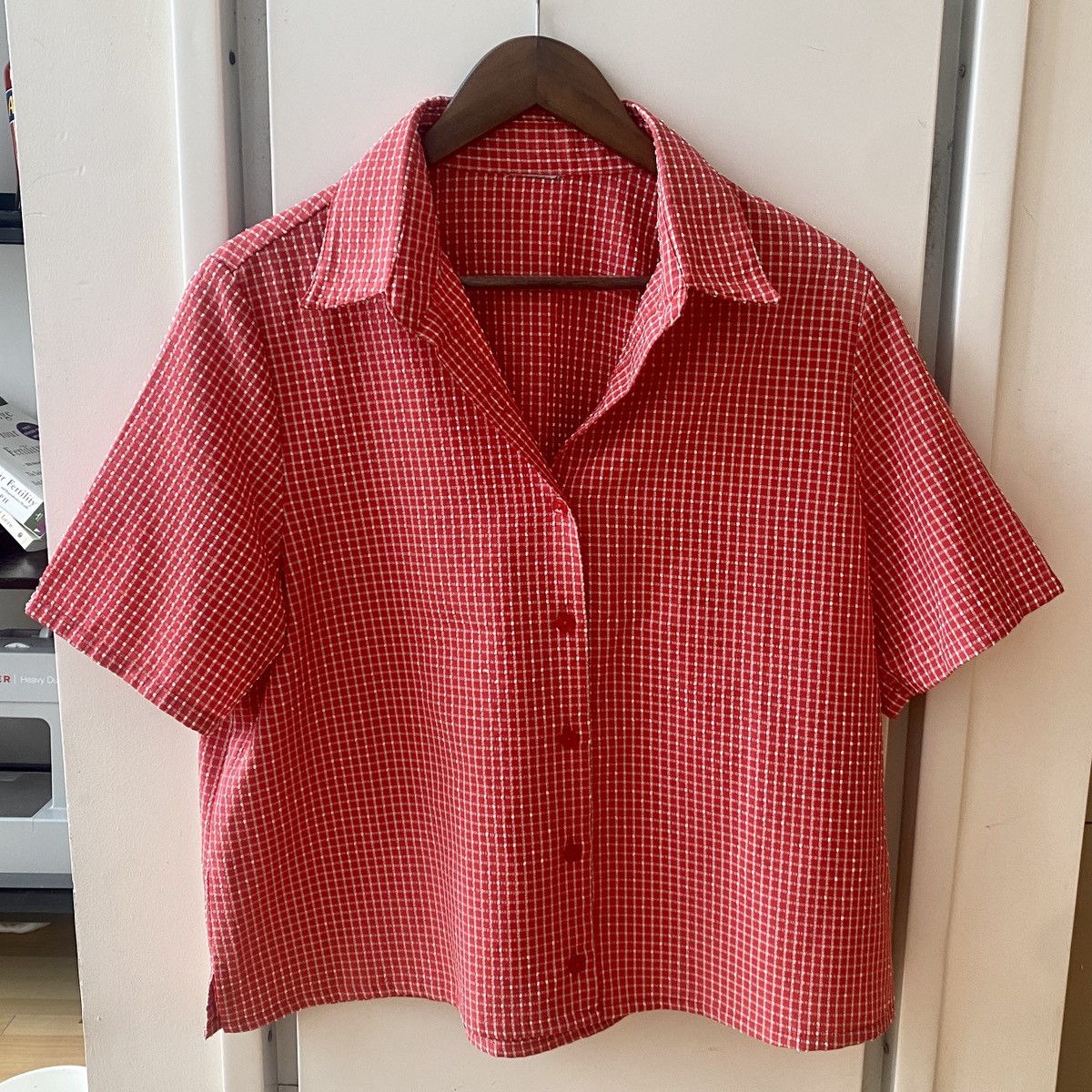 Vintage True Vintage Lace Floral Camp Collar Button Up Grailed