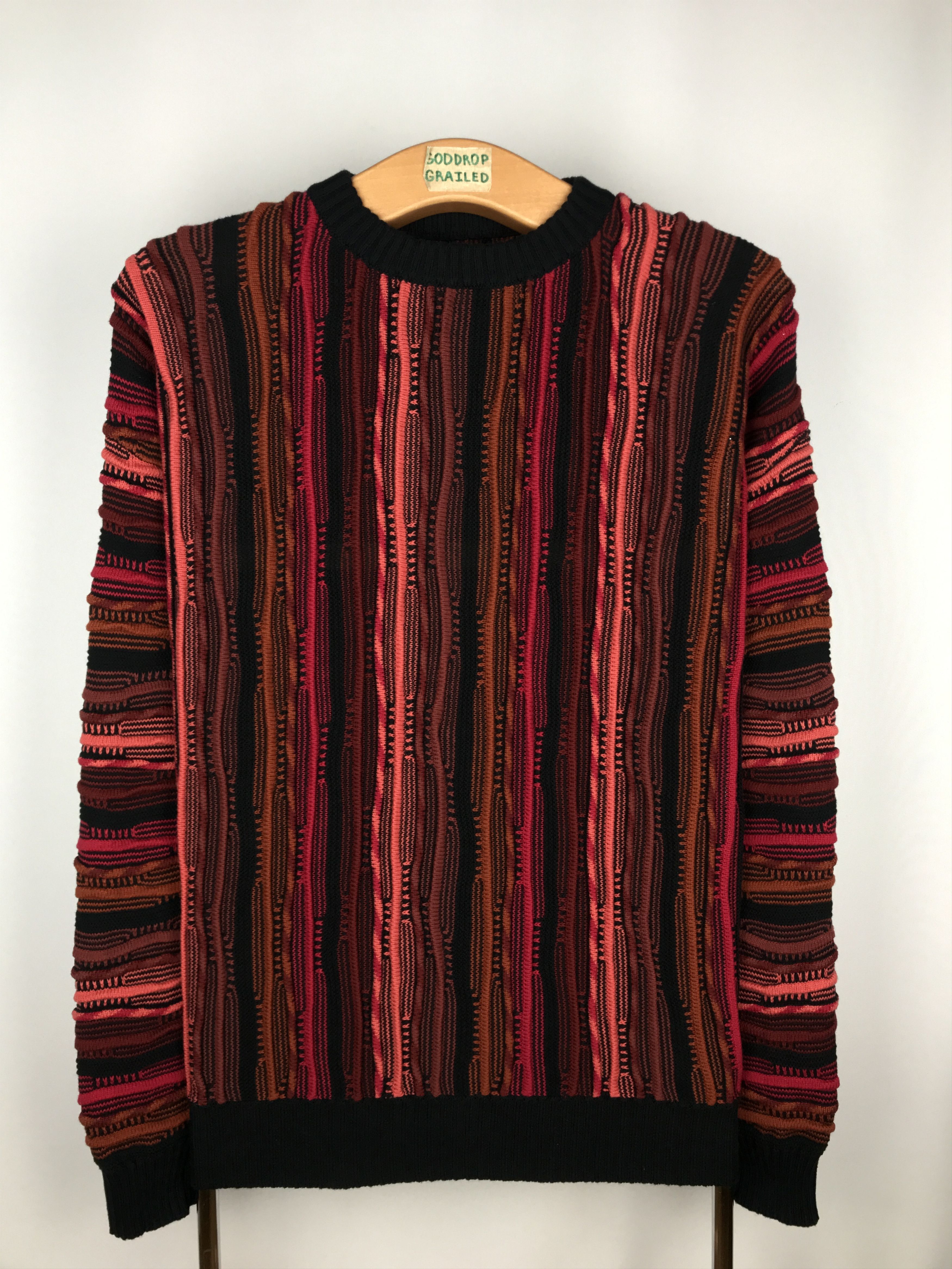 Coloured Cable Knit Sweater × Streetwear × Urban Outfitters Coogi Style ...