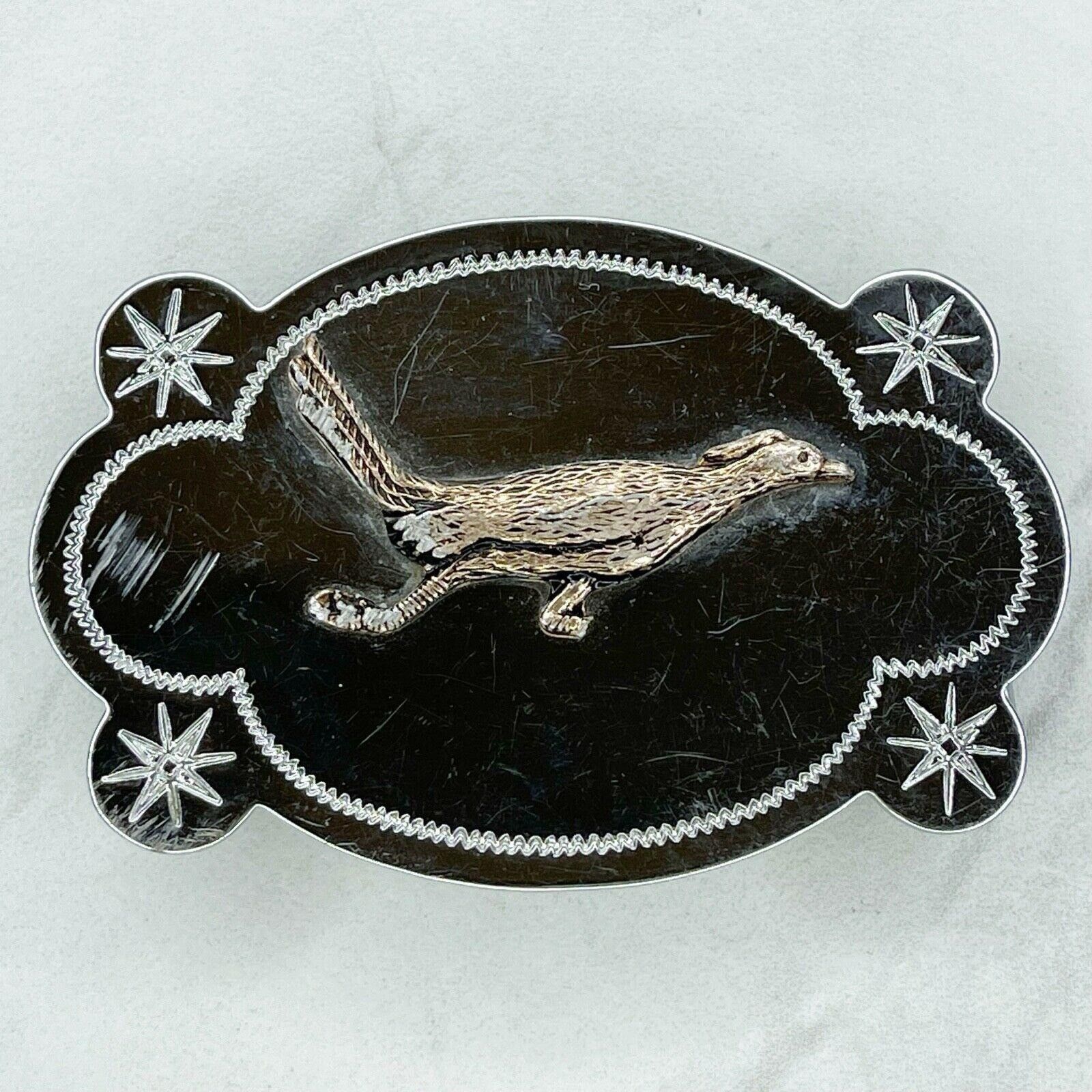 Vintage Vintage Roadrunner Bird Gold and Silver Tone Belt Buckle | Grailed