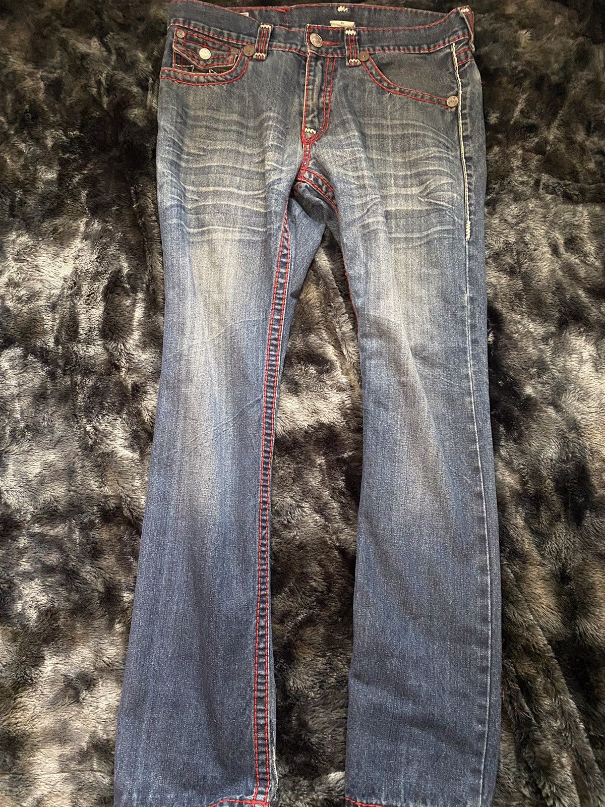 True Religion THICK RED STITCH TRUE RELIGION BILLY SUPER T | Grailed