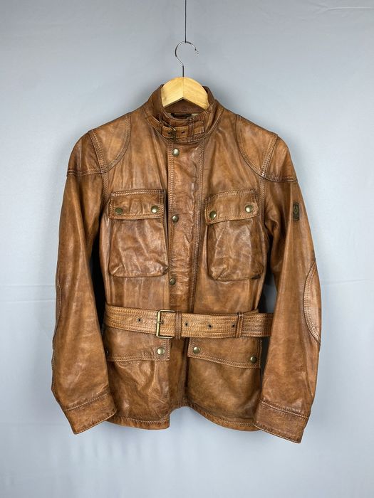 Vintage Belstaff Panther 1966 Leather Jacket Trialmaster Vintage | Grailed