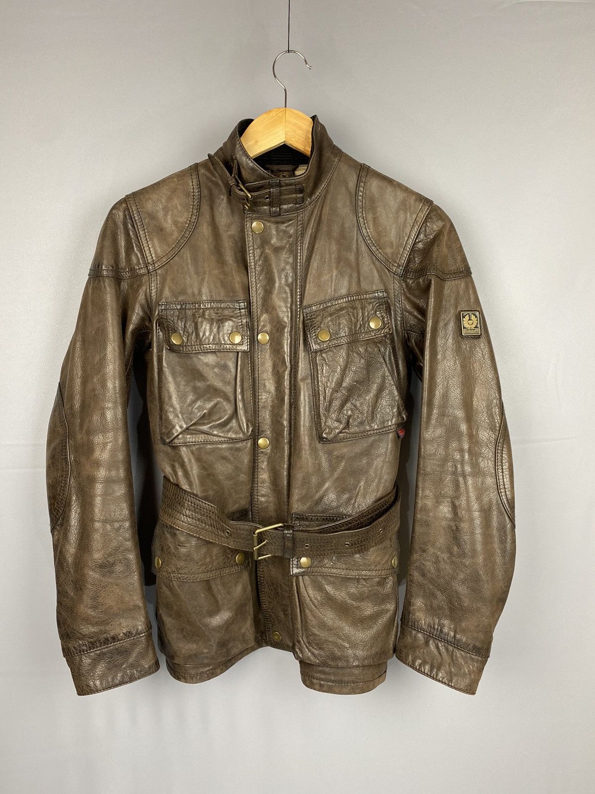 Belstaff × Leather Jacket × Vintage Belstaff Panther 1966 Leather Jacket Trialmaster Vintage ...