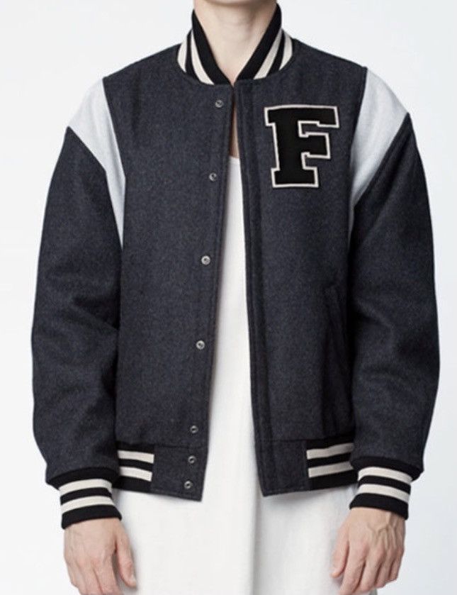 FOG × Fear of God Fear of God FOG Collection 2 Wool Varsity Jacket ...