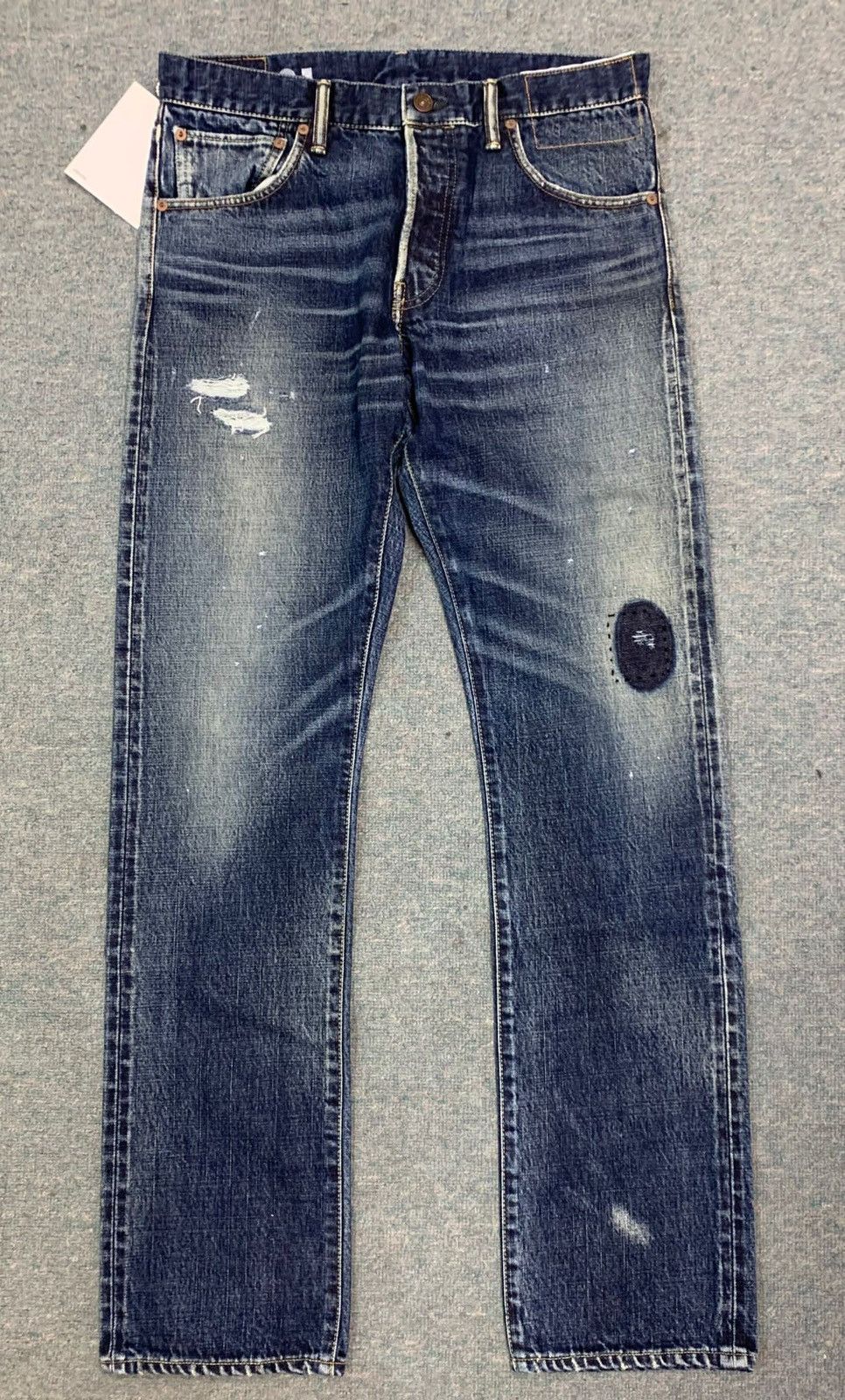 Visvim SOCIAL SCULPTURE 01 SLIM DAMAGED-21 | Grailed