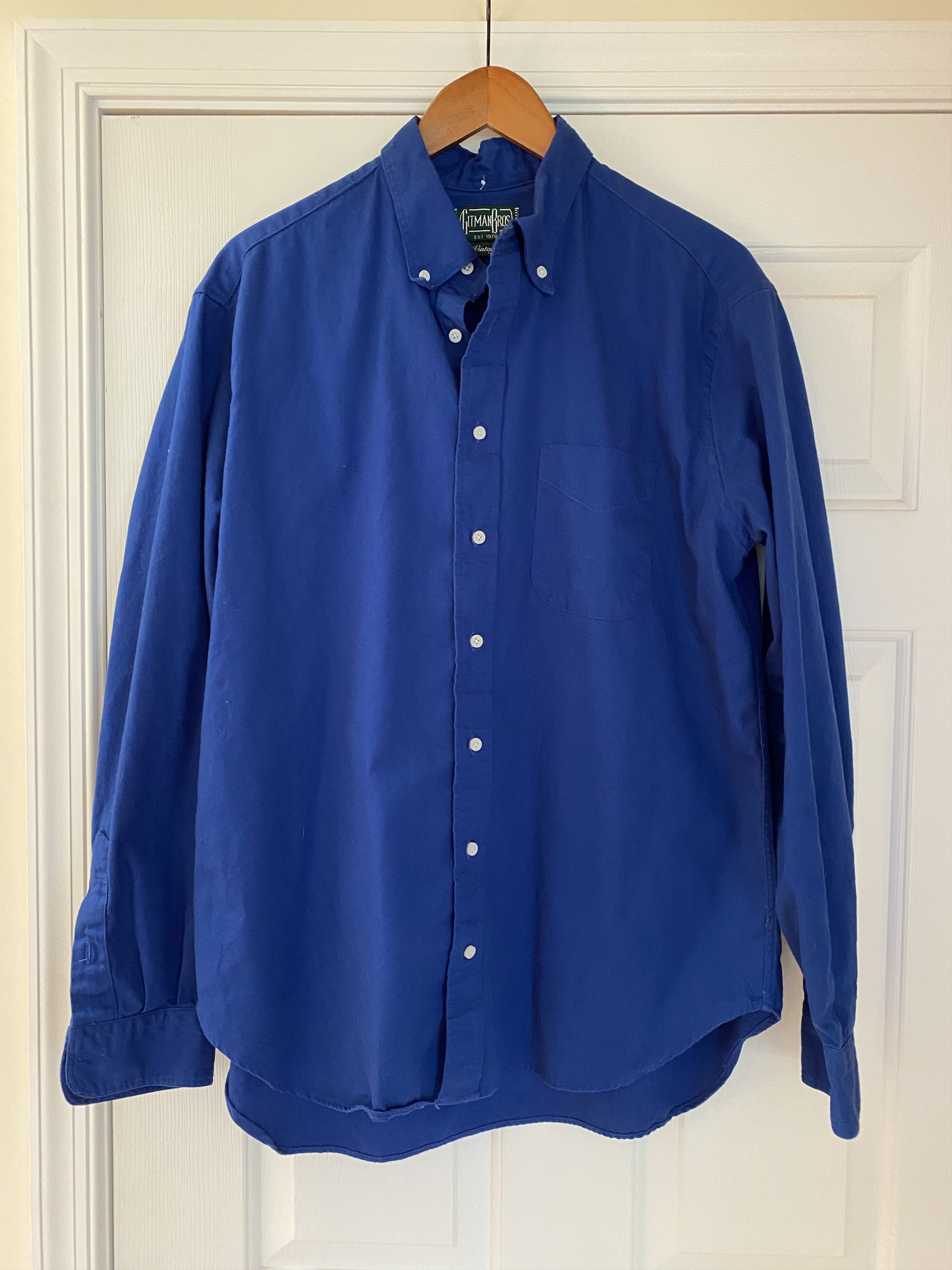 Gitman Bros. Vintage Overdyed Oxford Shirt | Grailed