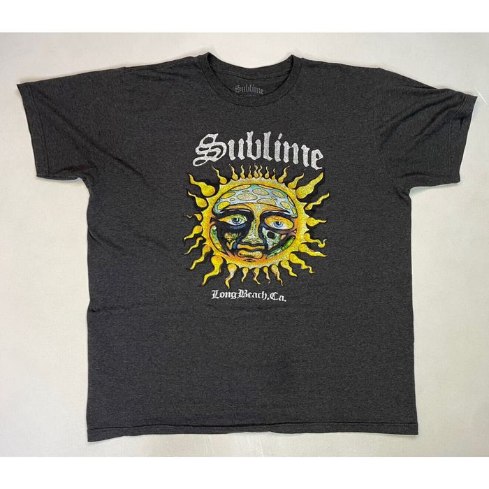 Sublime Sublime Long Beach Graphic T-shirt Men Adult XXL Gray Music ...