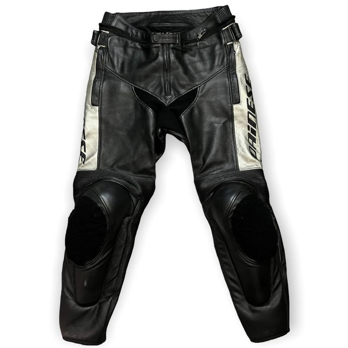 Dainese Dianese Motorcycle Protective Genuine Leather Biker Pants | Grailed