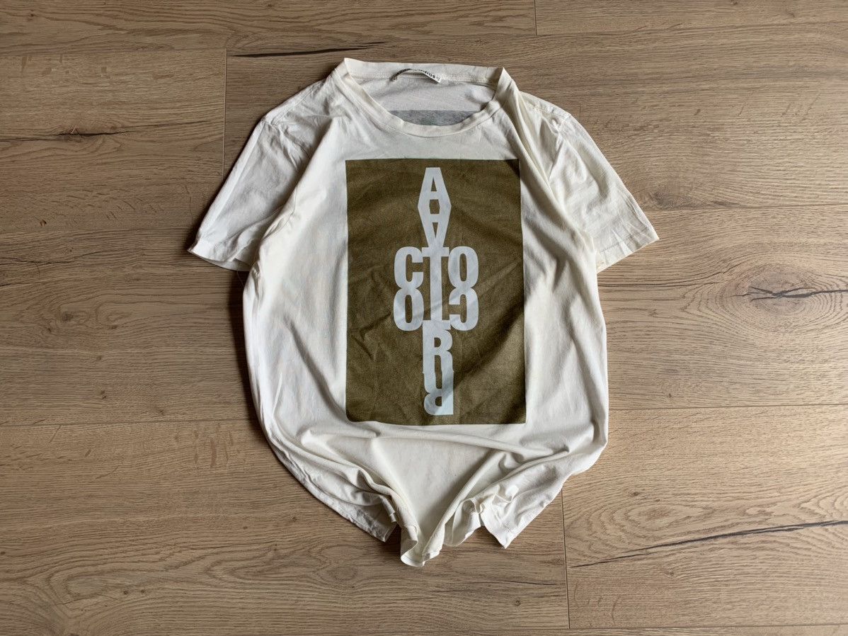 Acne Studios Acne Studios Joshi Theatre PSS14 White Tee Actor Actress ...