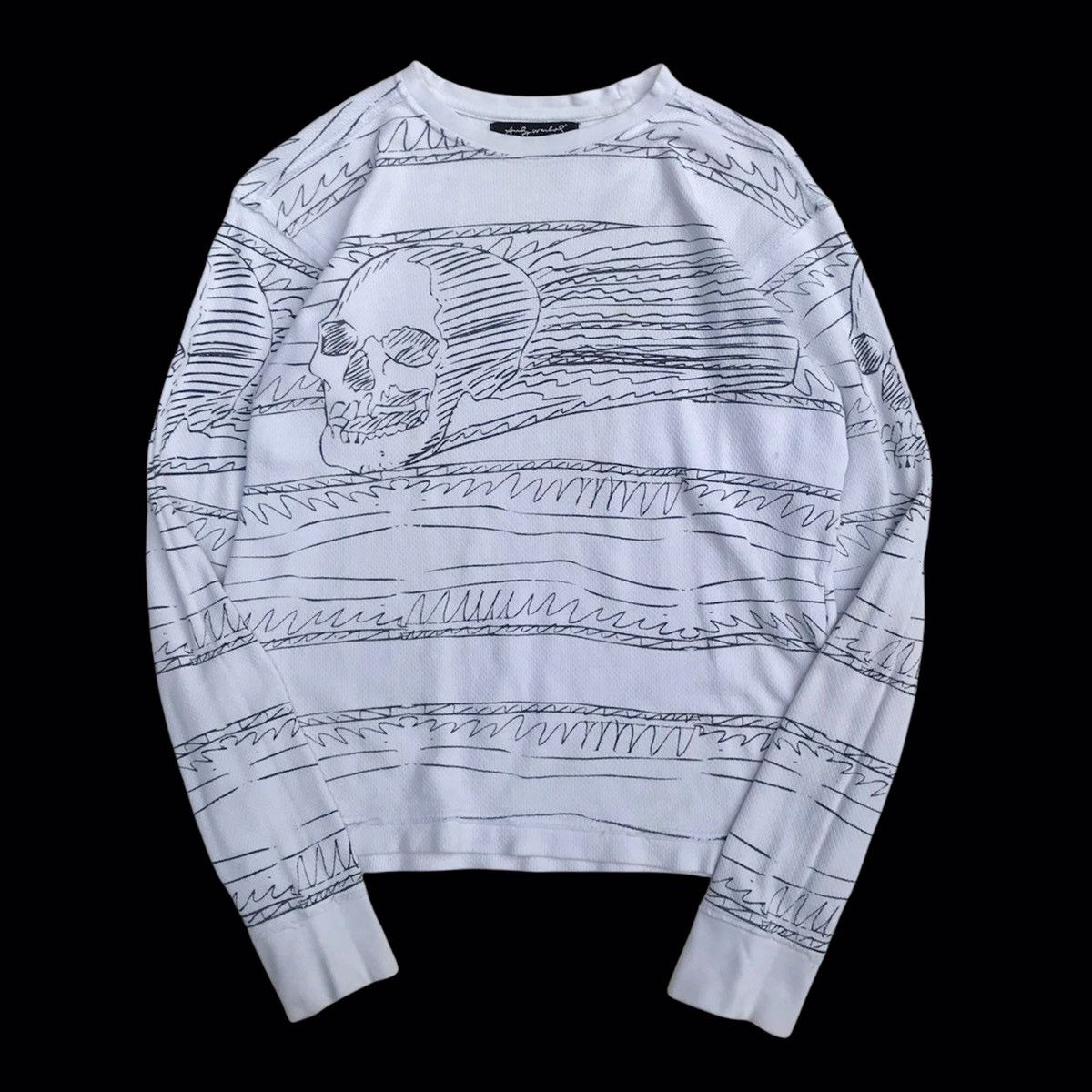 Andy Warhol × Levi's Andy Warhol X Levis Skull Overprint Tee | Grailed