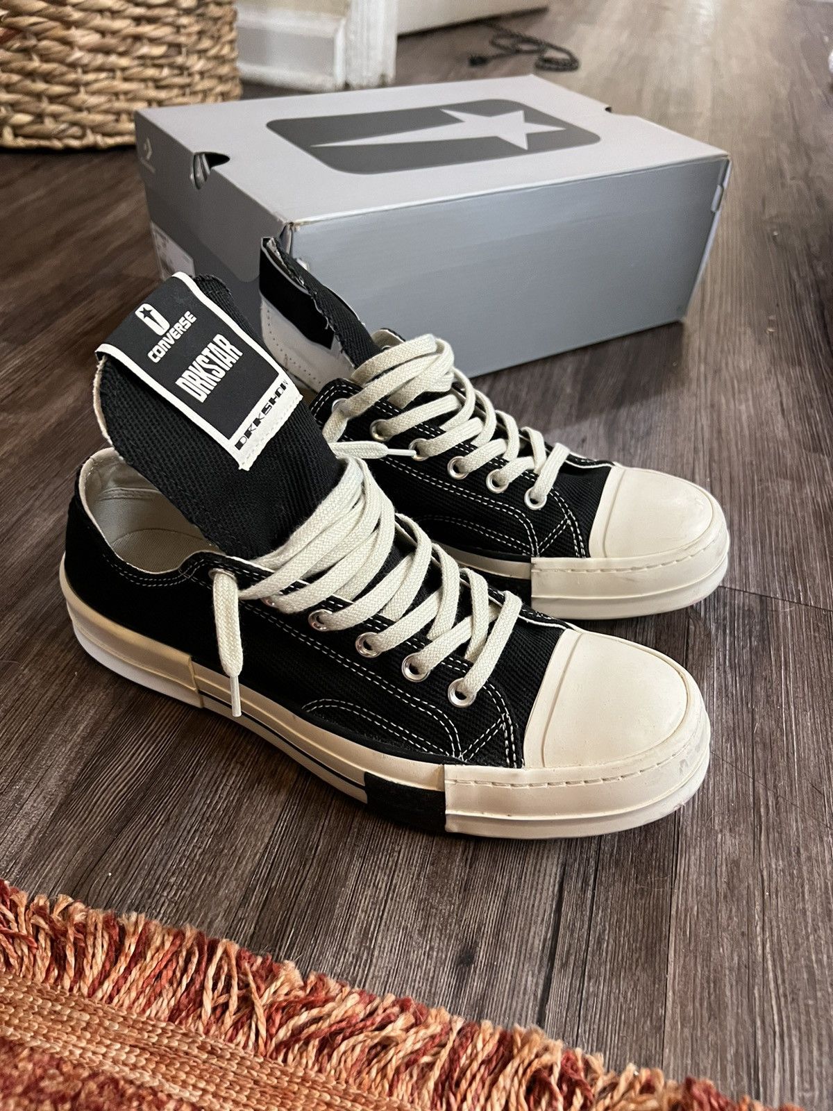 Converse × Rick Owens Converse rick owens low tops | Grailed