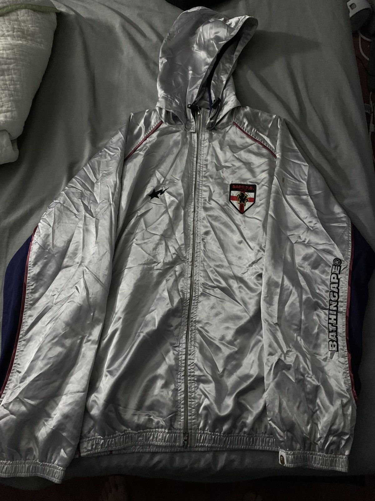 Bape Bape FC zip up | Grailed