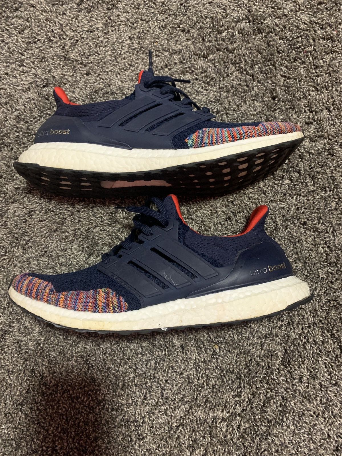 Adidas UltraBoost 1.0 Retro Navy Multi | Grailed