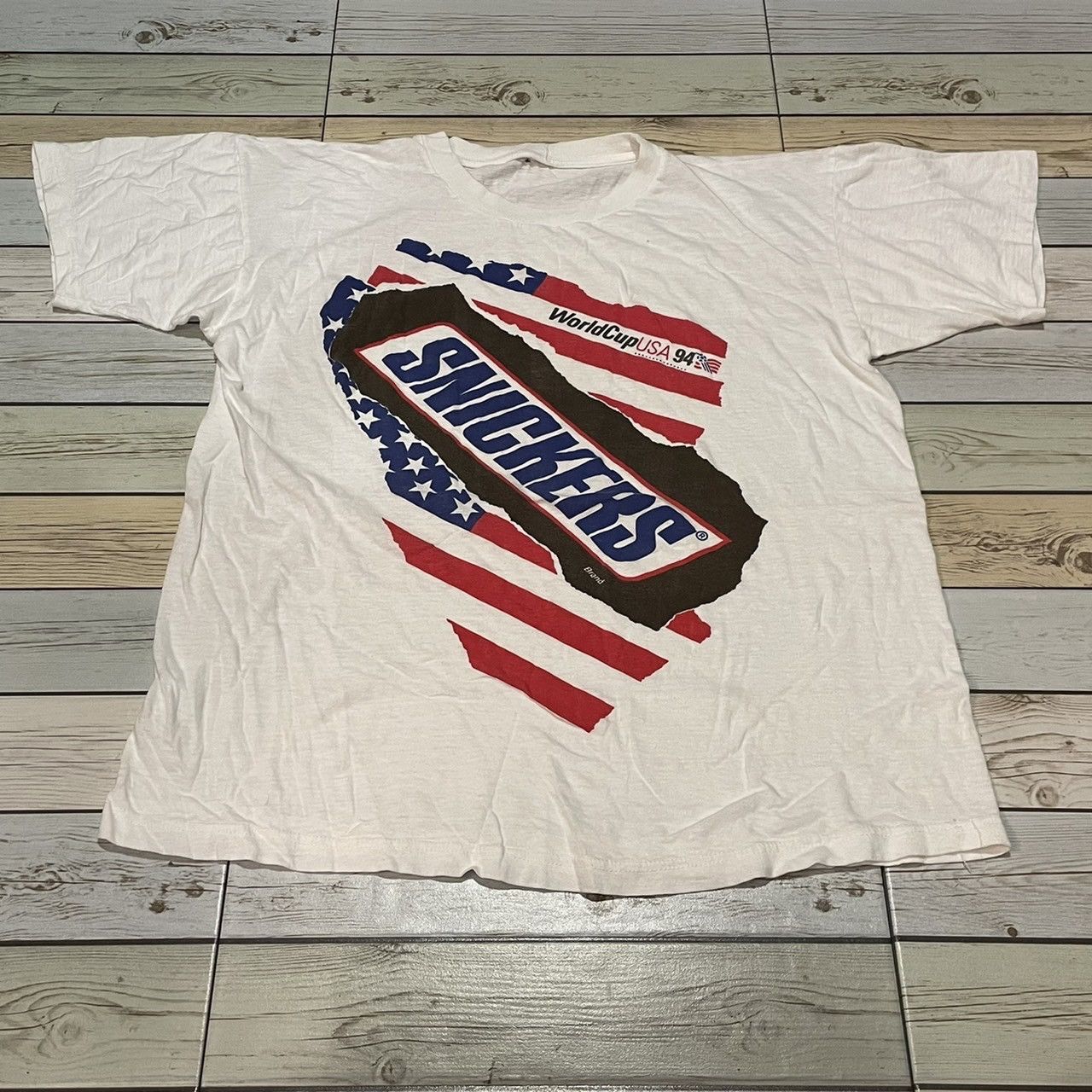 Vintage Vintage 90’s World Cup 94 Snickers Sponsor Tee | Grailed