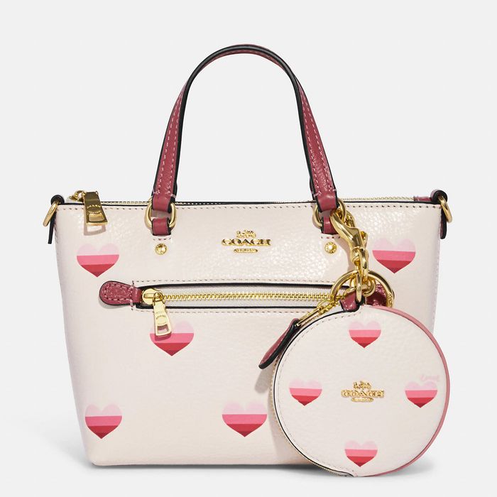 Coach Circular Coin Pouch With Heart Print | Grailed
