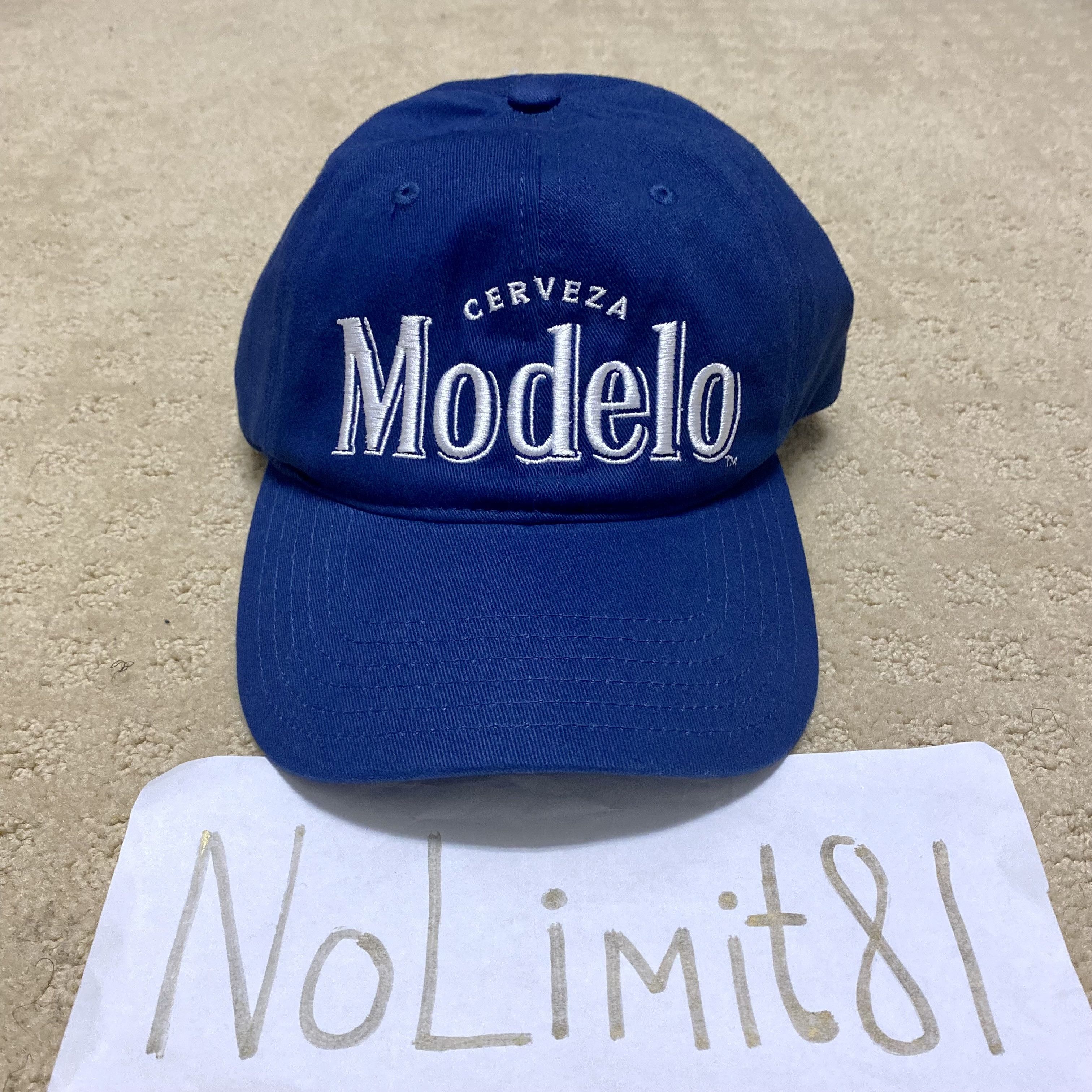 Hype × Streetwear New Cerveza Modelo Beer Navy Blue Adjustable Cap Hat ...