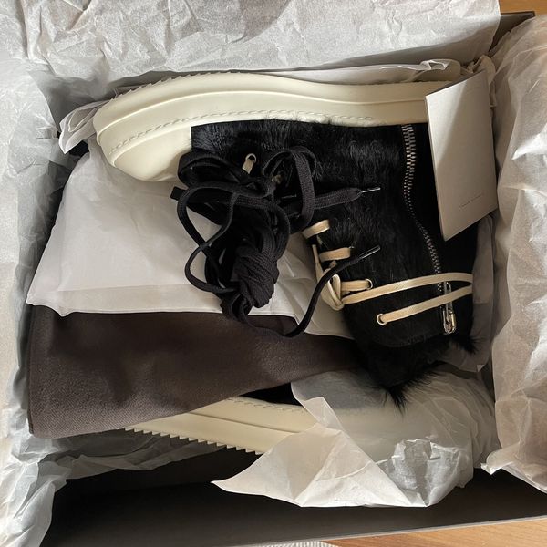 Rick Owens Rick Owens SS22 Strobe Fur Ramones, 45 | Grailed