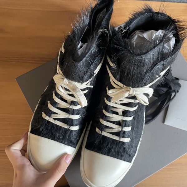 Rick Owens Rick Owens SS22 Strobe Fur Ramones, 45 | Grailed