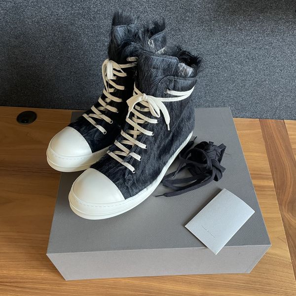 Rick Owens Rick Owens SS22 Strobe Fur Ramones, 45 | Grailed