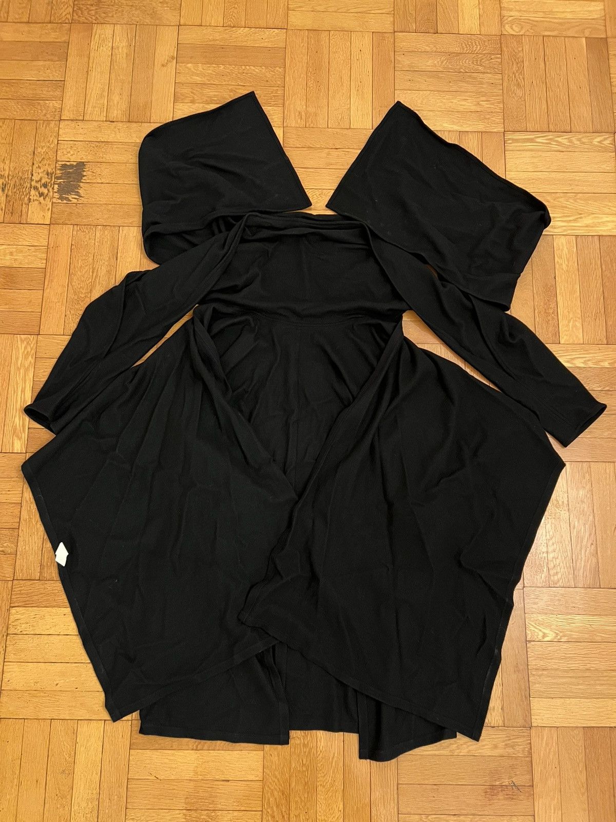 Yohji Yamamoto Yohji Yamamoto S’YTE Black Wool Cloak | Grailed