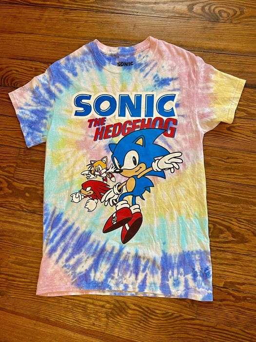Vintage Sonic The Hedgehog 80’s Sega Retro Tie Dye 90’s T-Shirt | Grailed