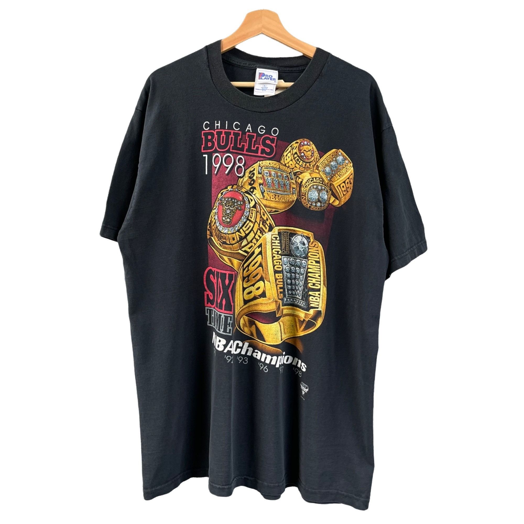 Chicago Bulls × Vintage 90s Chicago Bulls 6 Rings T-shirt | Grailed