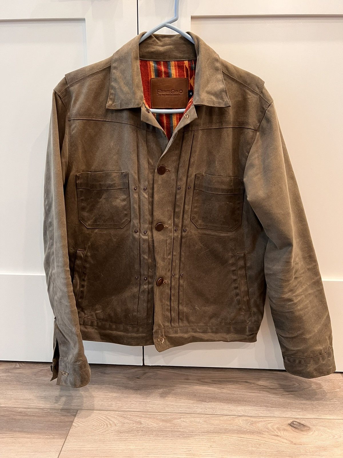 Freenote Freenote Cloth Waxed Riders Jacket Oak | Grailed