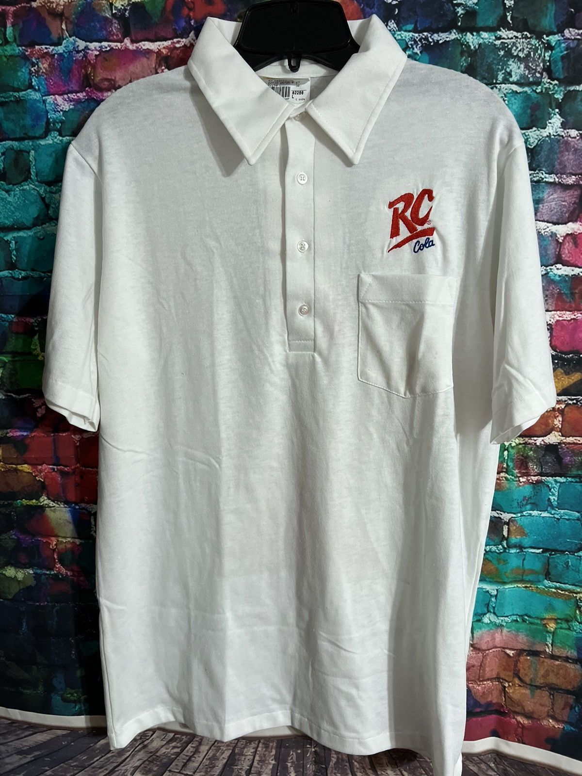 Vintage Vintage 90's RC Cola Embroidered Logo Made In USA Polo | Grailed