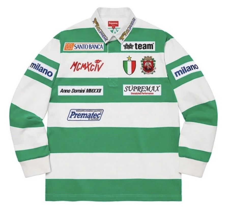 Supreme SS22 Striped Rugby Top | Grailed