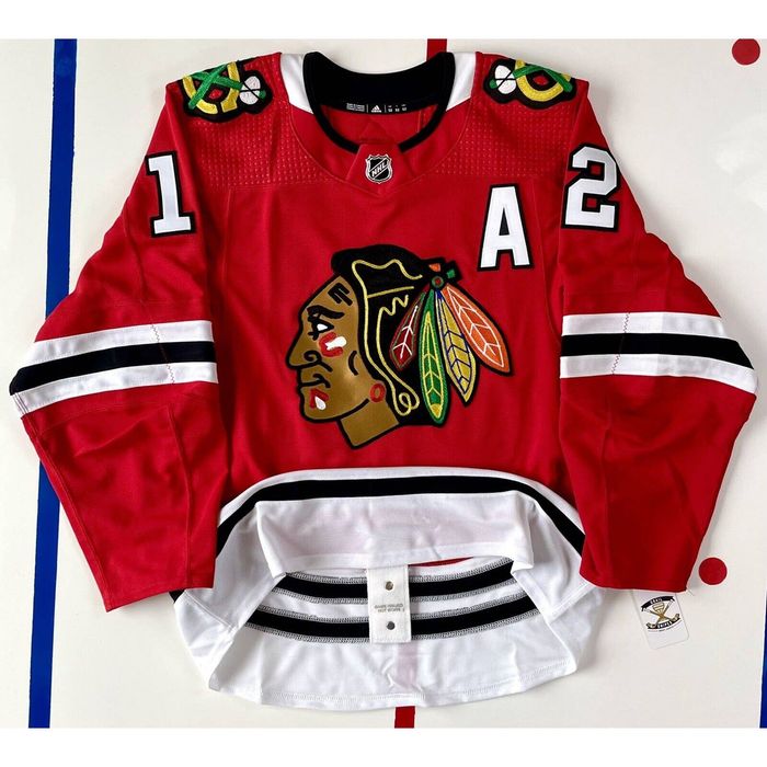 Adidas Authentic Adidas MiC Chicago Blackhawks NHL Hockey Jersey 52 ...