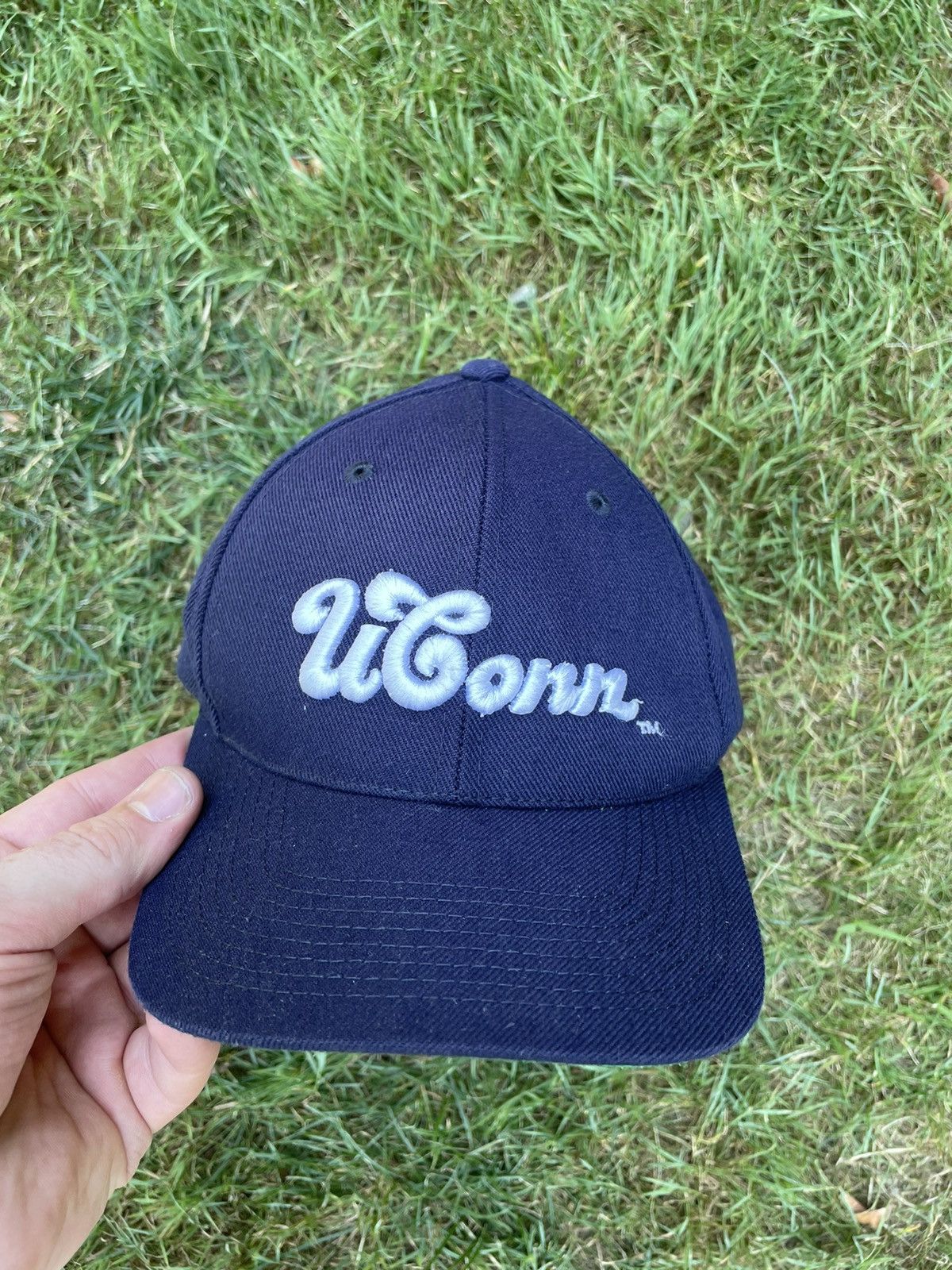 Streetwear × Uconn × Vintage Vintage UCONN wool blend script SnapBack ...