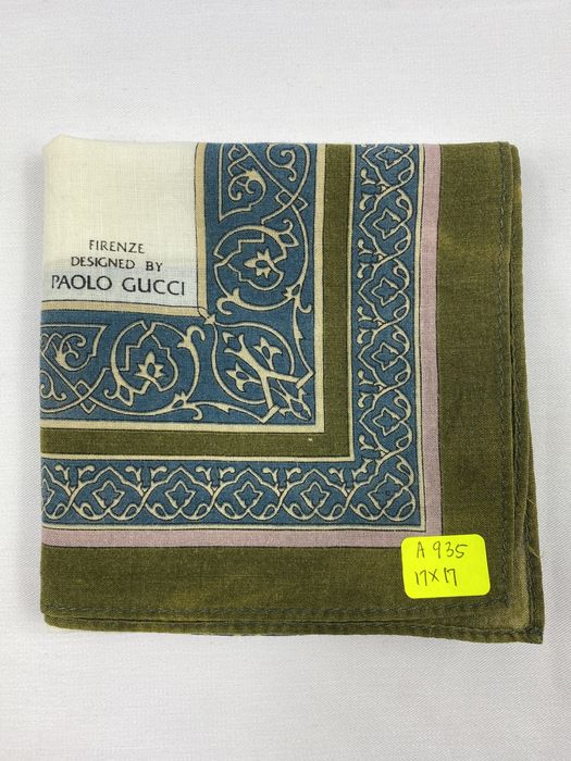 Vintage Paolo Gucci Handkerchief / Bandana / Neckerchief | Grailed