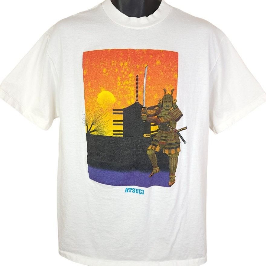 Vintage Samurai T Shirt Vintage 90s Atsugi Japan Japanese Warrior | Grailed