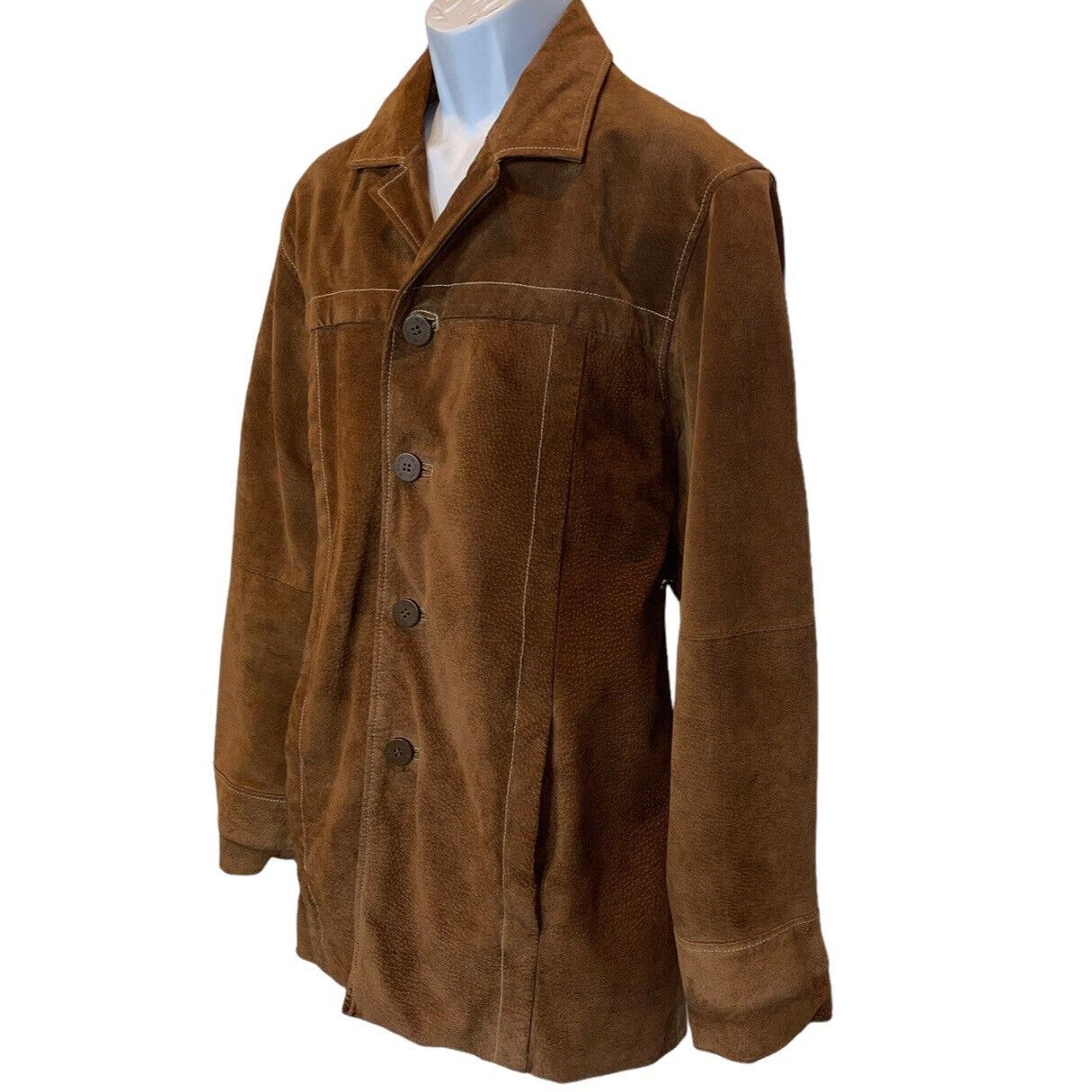 Wilsons Leather Vintage Leather Western Brown Suede Jacket | Grailed
