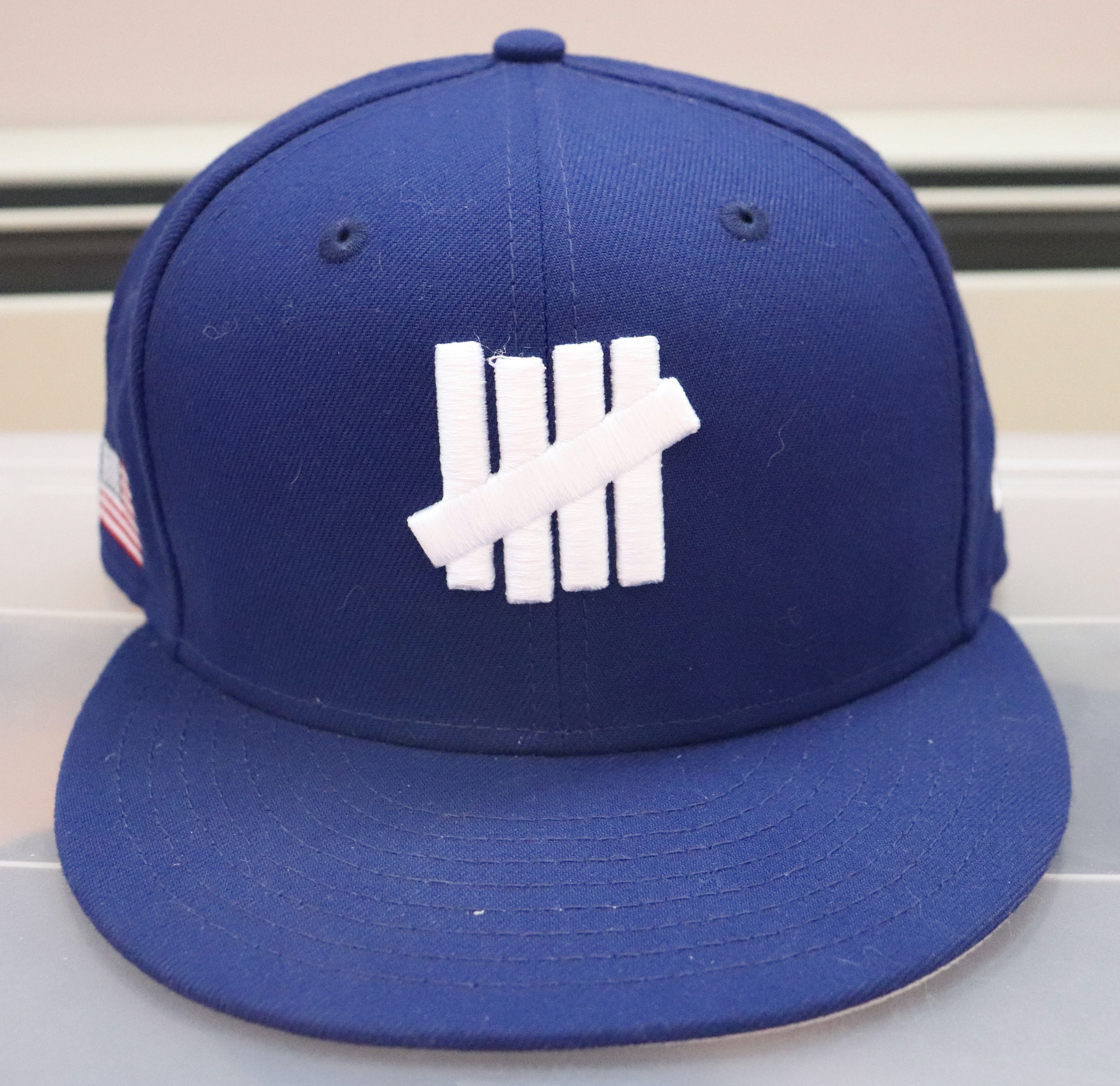 Undefeated Used 7 3/8 Undefeated x New Era 59FIFTY Icon Fitted Hat ...
