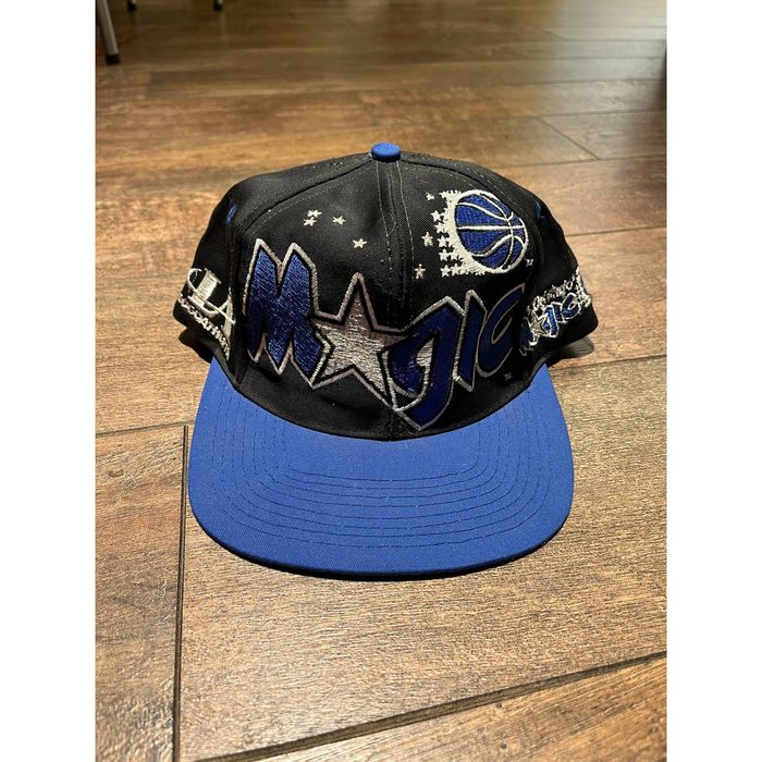 Logo Athletic Vintage Logo Athletic Orlando Magic Big Logo Snapback Hat ...