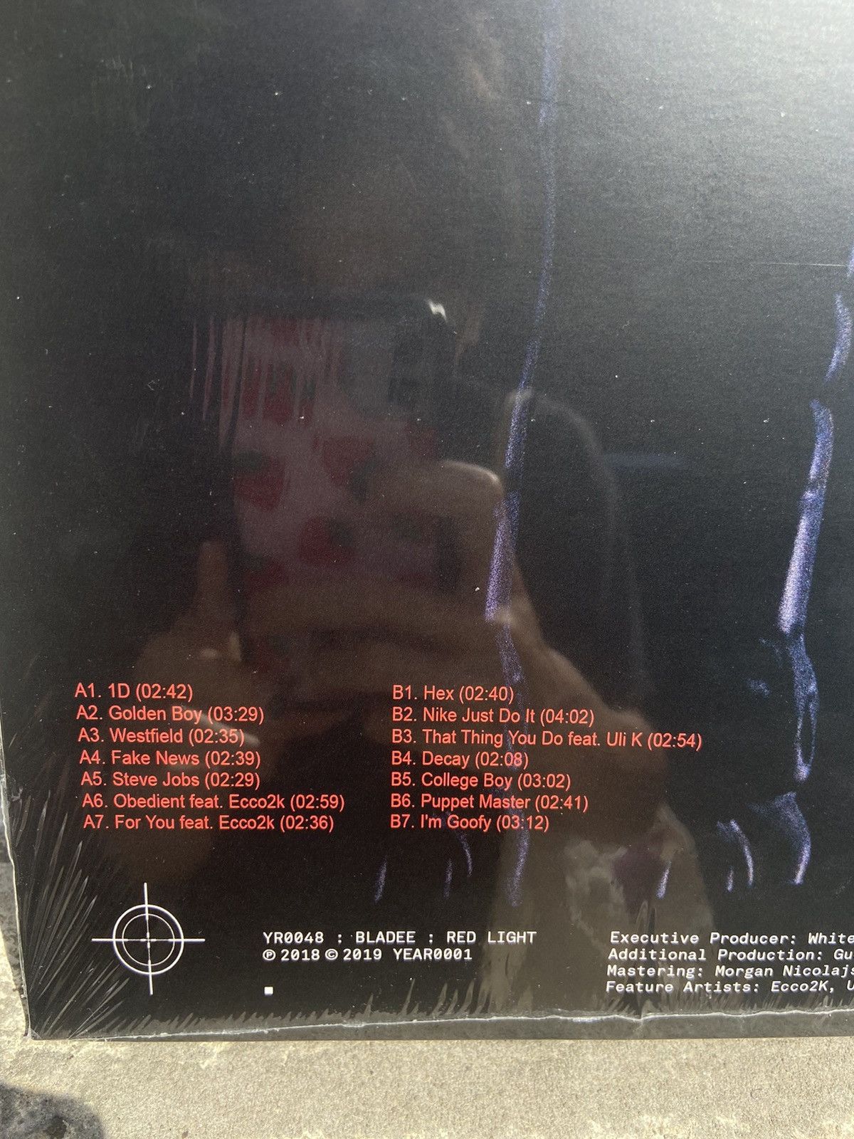 Drain Gang × Sad Boys × Sad Boys Sbe Merch BLADEE “RED LIGHT” ALBUM 12 ...