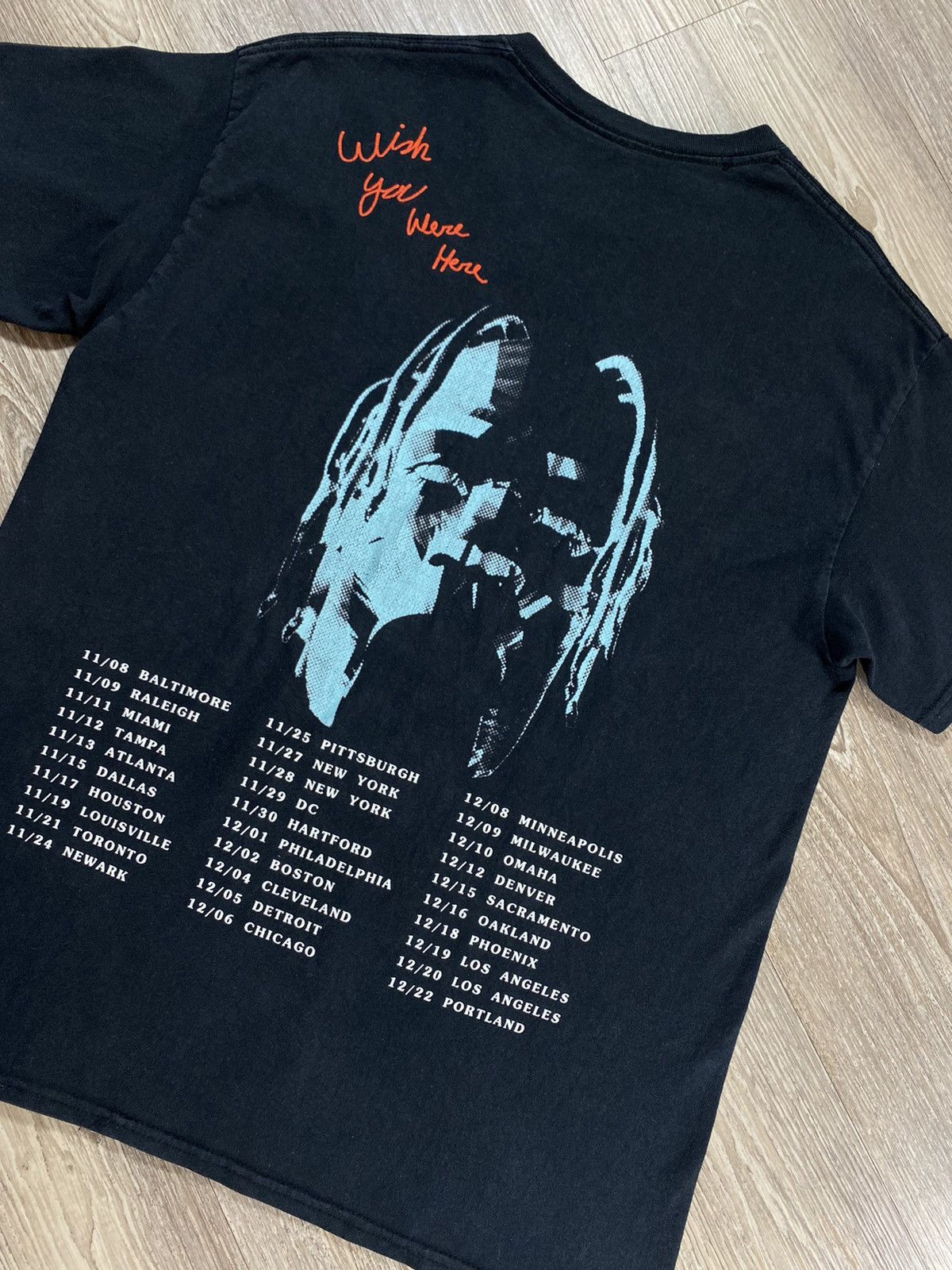 Tour Tee × Travis Scott Travis Scott Astroworld Tour Merch T Shirt ...